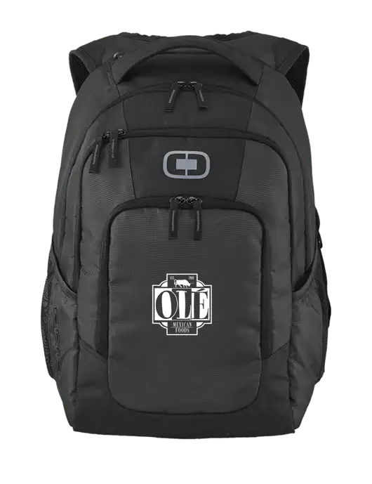 OGIO Diesel Grey Logan Laptop Backpack w/Ole Logo